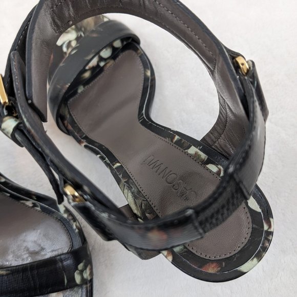 Jason Wu | Shoes | Jason Wu Floralprint Leather Anklewrap Sandal | Poshmark